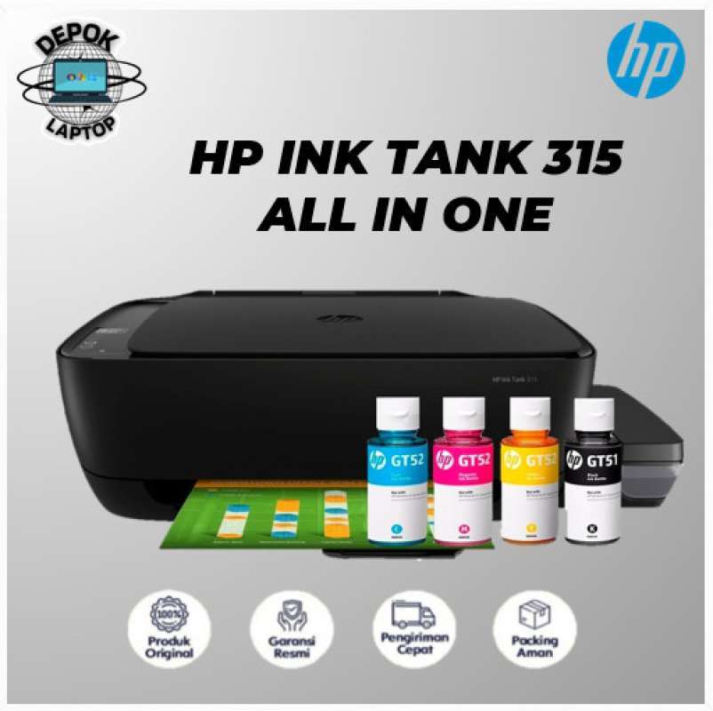 Promo Printer Hp Ink Tank 315 All In One Diskon 33% Di Seller Kanzahana ...