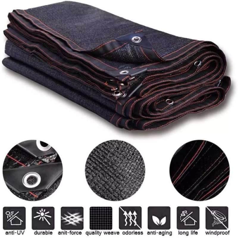 Jual Paranet Jaring Hitam 95% Pelindung Sinar Matahari Sunshade - 2x2 ...
