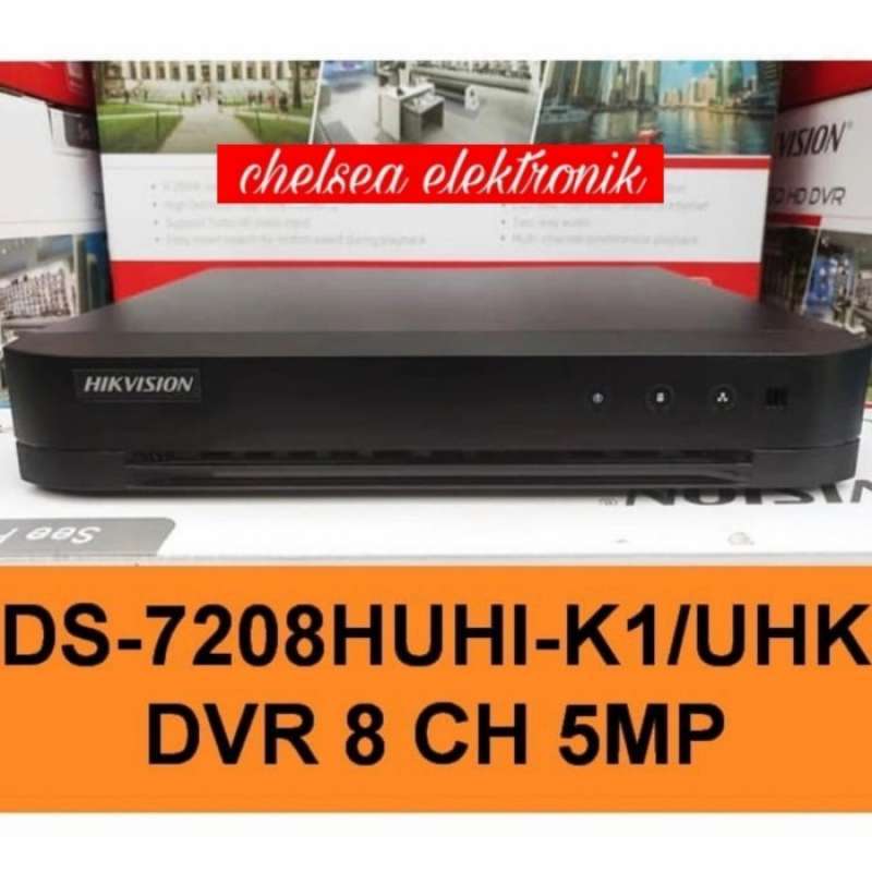 Promo Dvr Hikvision 8ch Ds-7208huhi-k1/uhk Dvr 5mp Economic Series 4k ...