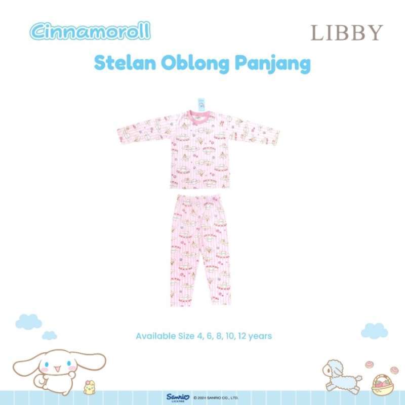 Jual Libby Sanrio Setelan Piyama Anak Besar Perempuan Kuromi Cinnamoroll Hello Kitty - 10 Tahun ...