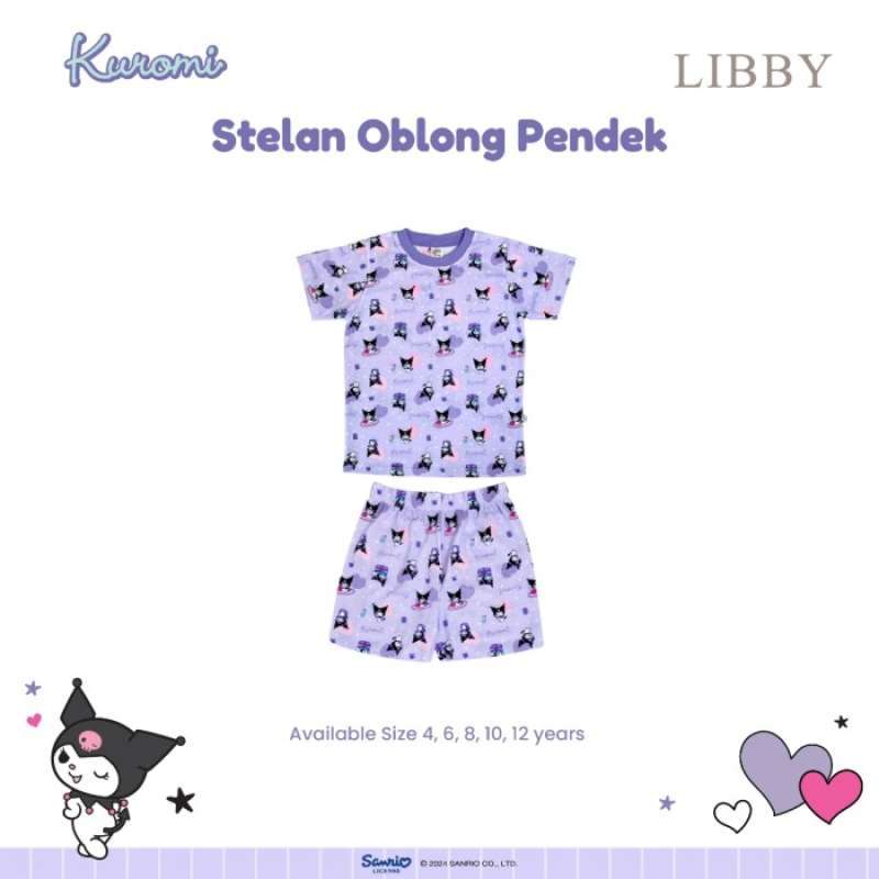 Jual Libby Sanrio Setelan Piyama Anak Besar Perempuan Kuromi Cinnamoroll Hello Kitty - Oblng Pdk ...