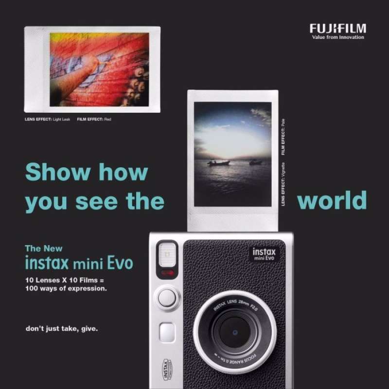 Jual Fujifilm Instax Mini Evo Hybrid Instant Film Camera Minievo ...