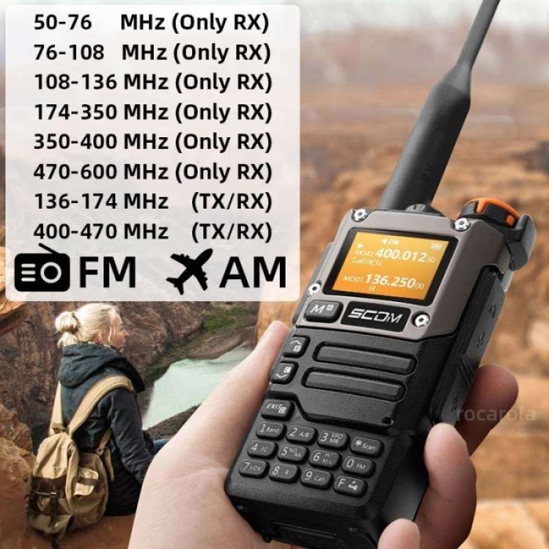Promo Ht Scom Fc9 Pro Multi Air Band Handy Talky Walkie Talkie Scom Fc ...