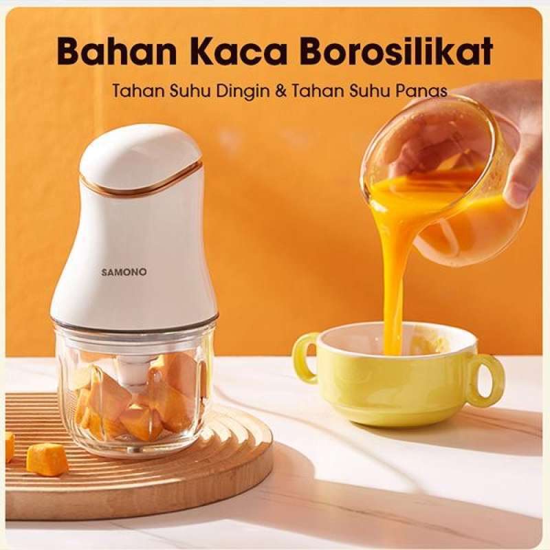 Jual Samono Sw099 Portable Blender Elektrik Kaca Food Processor 200 ...