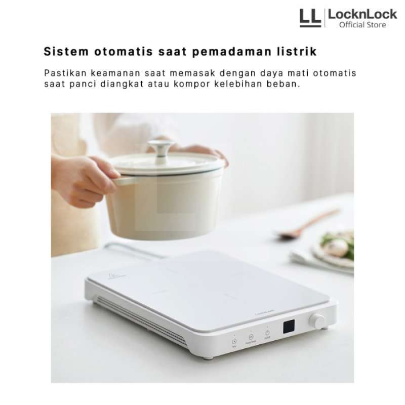 Jual Locknlock Kompor Listrik Induksi Slim Induction Cooker - Eji146wht ...