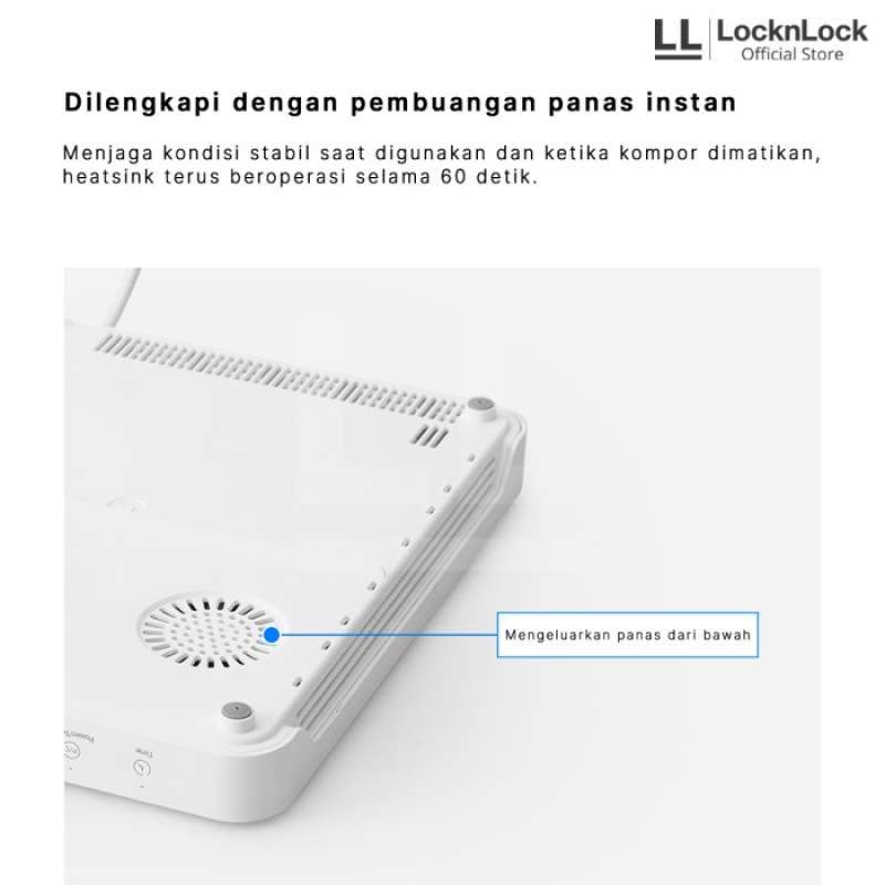 Jual Locknlock Kompor Listrik Induksi Slim Induction Cooker - Eji146wht ...