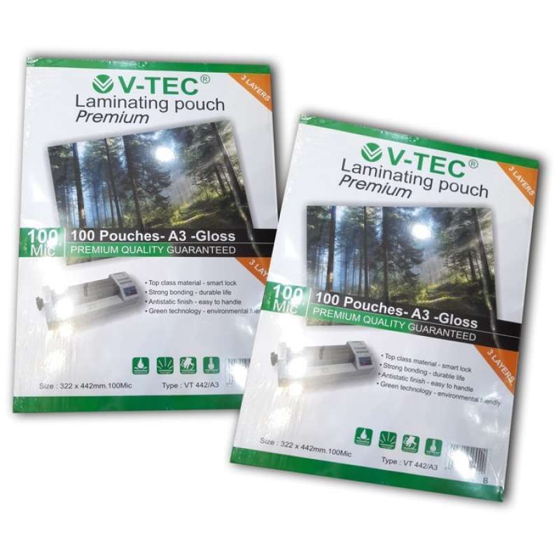 Jual V Tec Plastik Laminating Folio A3 100 Mic - A4 Di Seller Circlet - Cengkareng Timur, Kota ...