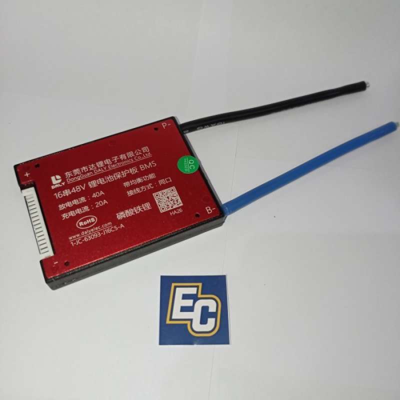 Jual Daly Bms 16s 48v Lifepo4 40a, 60a, 80a, 100a - 30a Di Seller ...