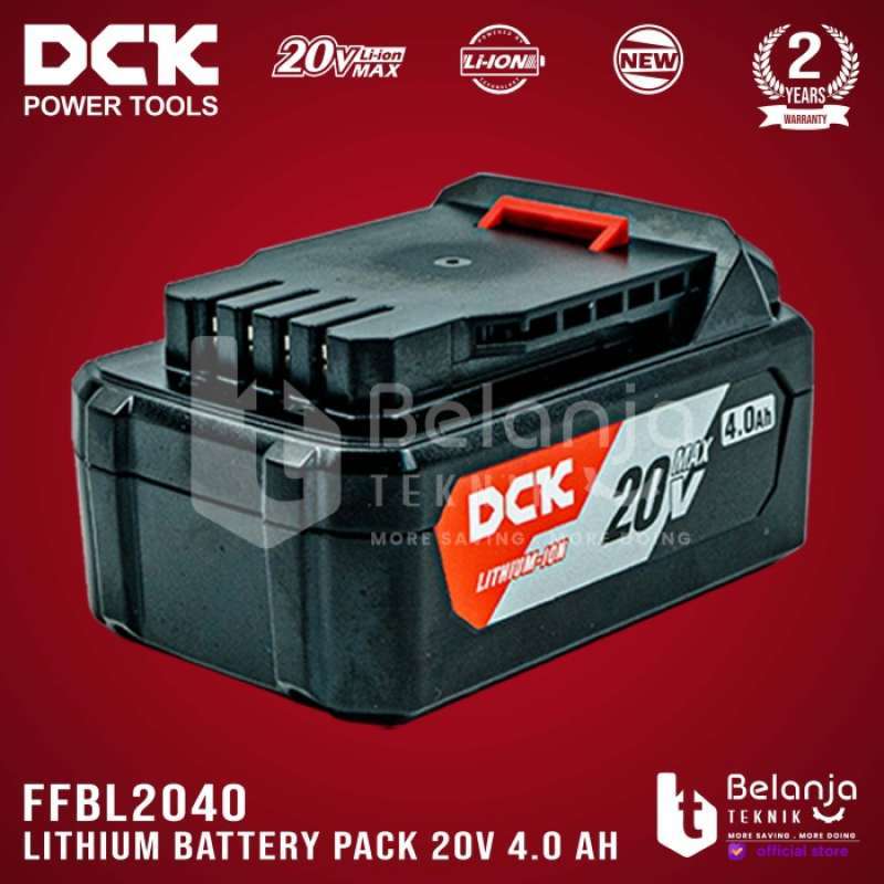Jual Dck Lithium Battery Pack 20v 4.0 Ah Baterai Cordless 20v 4 Ah ...
