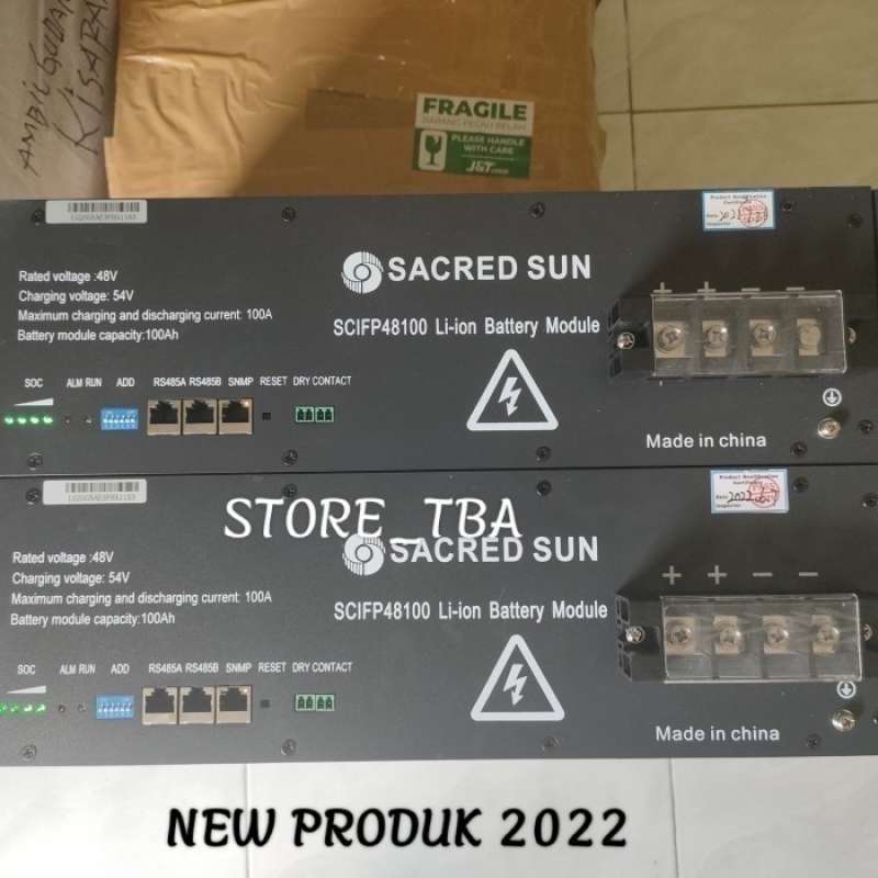 Jual Battery Lithium Sacredsun 48v 100ah - 2021-2022 Di Seller Circlet ...