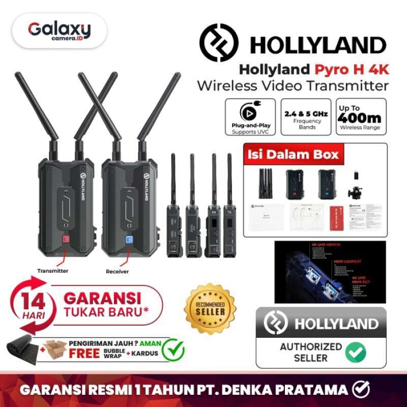 Jual Hollyland Pyro H 4k Hdmi Wireless Video Transmitter Garansi Resmi ...