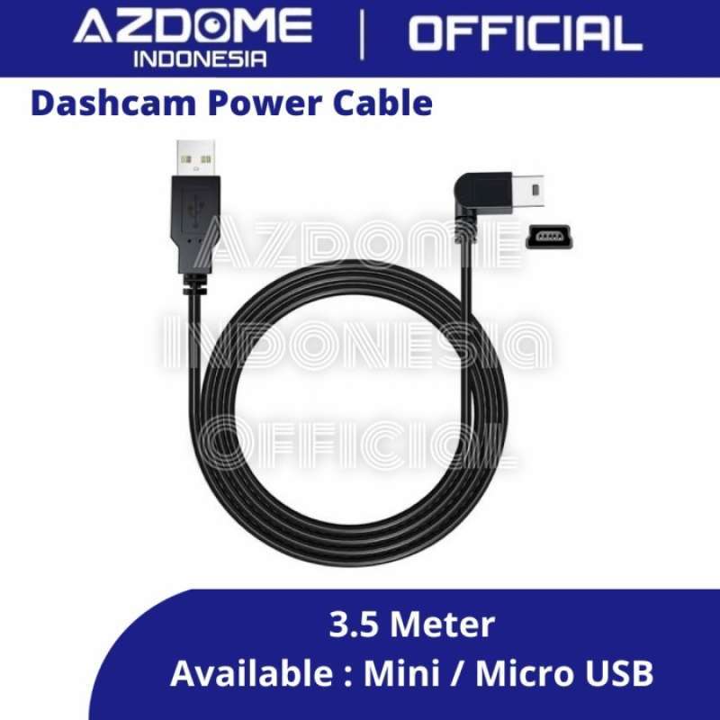 Jual Kabel Micro / Mini Usb 3.5m Untuk Dashcam / Hp / Cctv - Mini Di Seller Circlet - Cengkareng ...