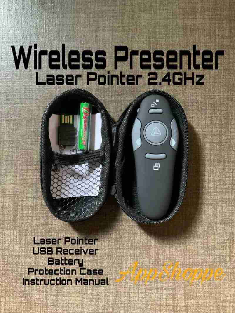 Promo Laser Pointer 2.4ghz Wireless Presenter Cursor Control Package ...