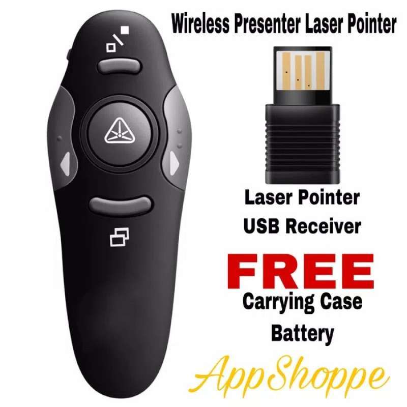 Promo Laser Pointer 2.4ghz Wireless Presenter Cursor Control Package ...