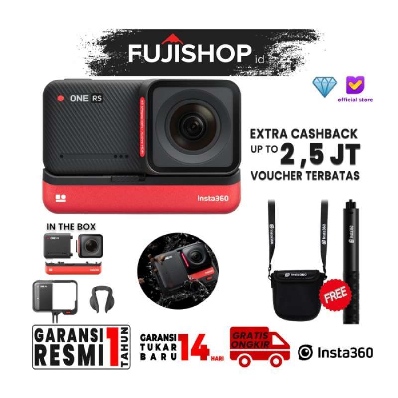 Jual Insta360 One Rs 4k Edition Insta 360 One Rs Action Cam Garansi ...