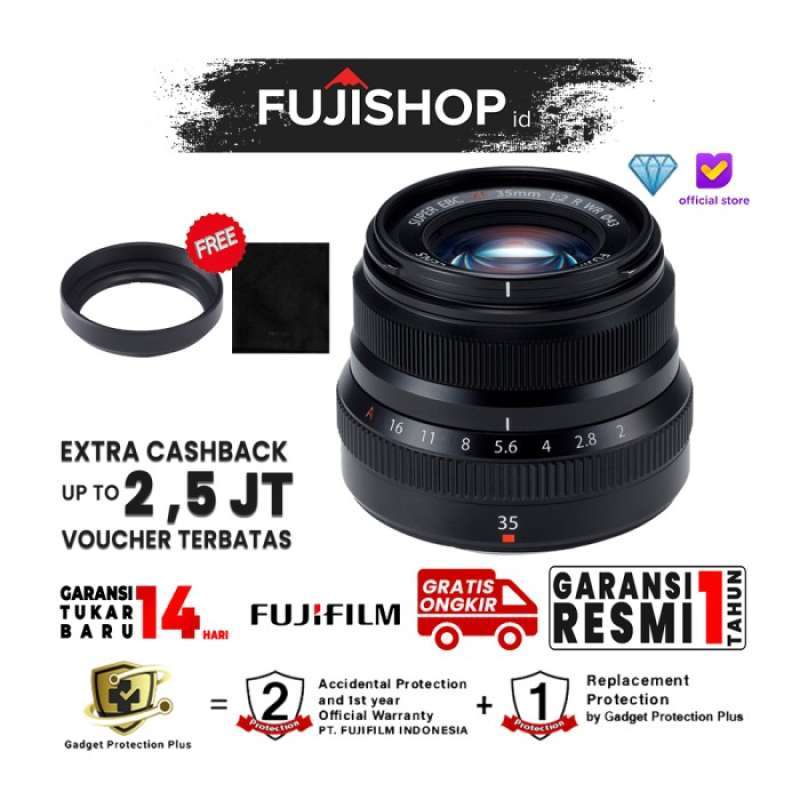 Jual Fujifilm Xf 35mm F2 R Wr / Fujinon Xf35mm F2 R Wr Garansi Resmi - Kombinasi Di Seller ...