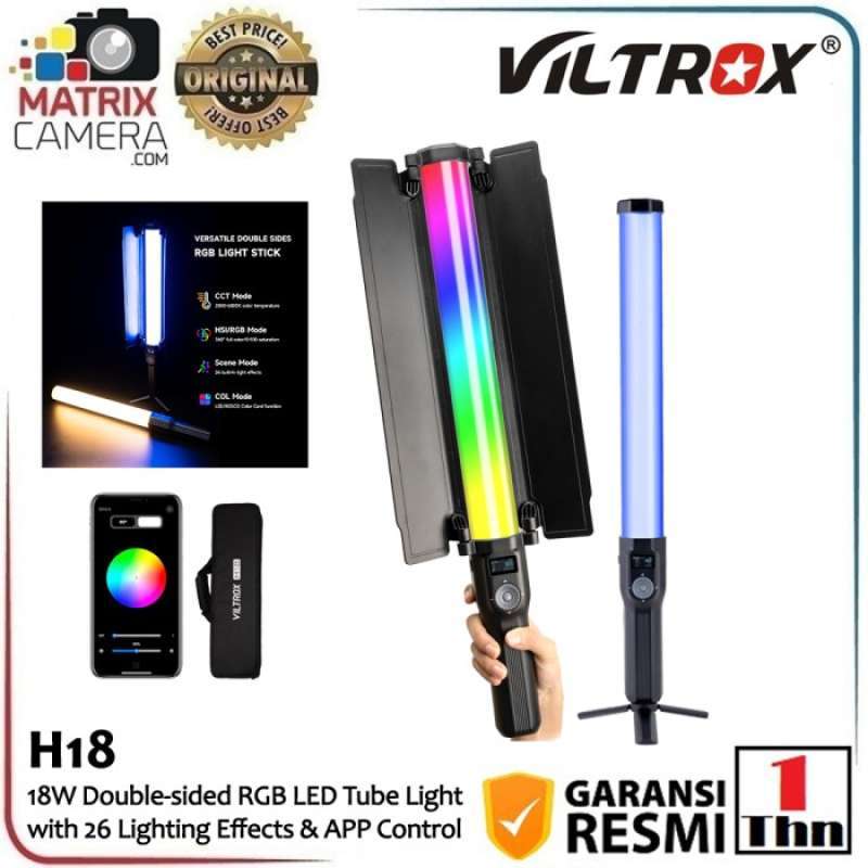 Jual Viltrox H18 18w Double-sided Rgb Led Tube Light Stick Di Seller Circlet - Cengkareng Timur ...