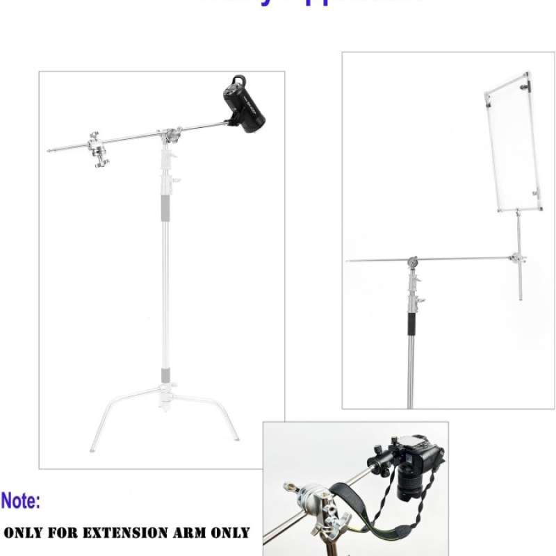 Jual Extension Arm For C Stand Boom Arm Metal Pipe 125cm. Di Seller ...