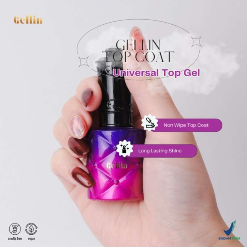 Promo Gellin Top Gel / Ex. Yumi Ultraseal (non Wipe Top Coat) Diskon 33 ...