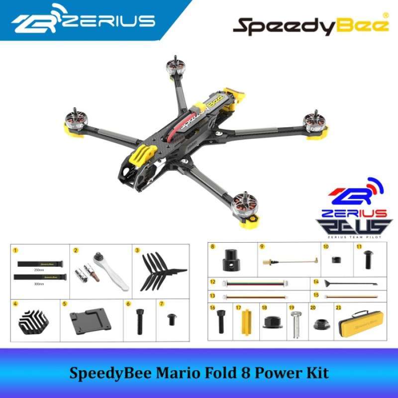 Jual Speedybee Mario Fold 8 Dc Power Kit Long Range Drone Mario Fold ...