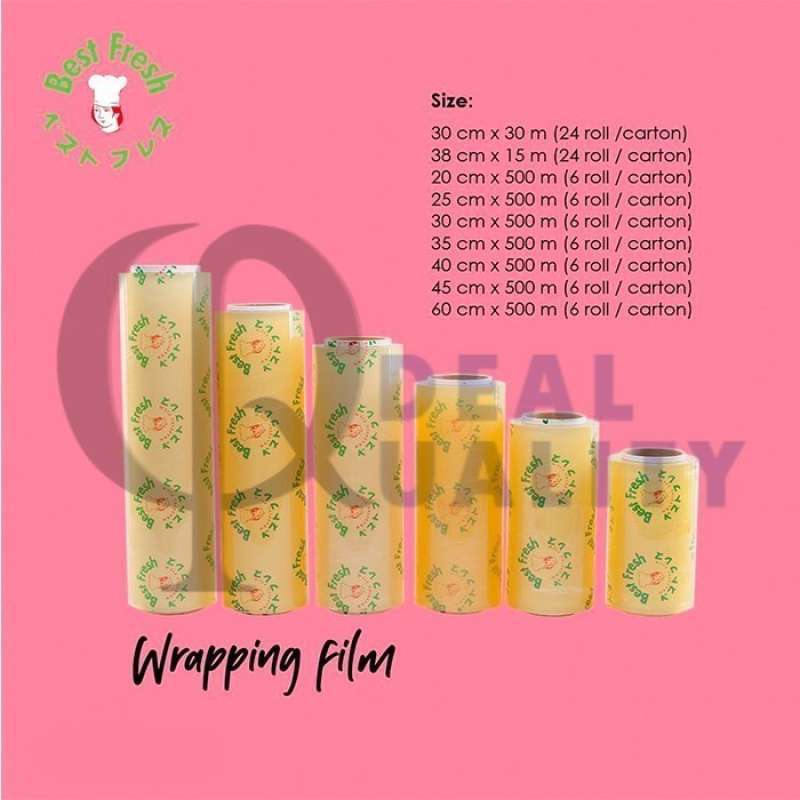 Promo Plastik Wrapping Film Makanan 40cm X 500m - Food Grade - Best ...