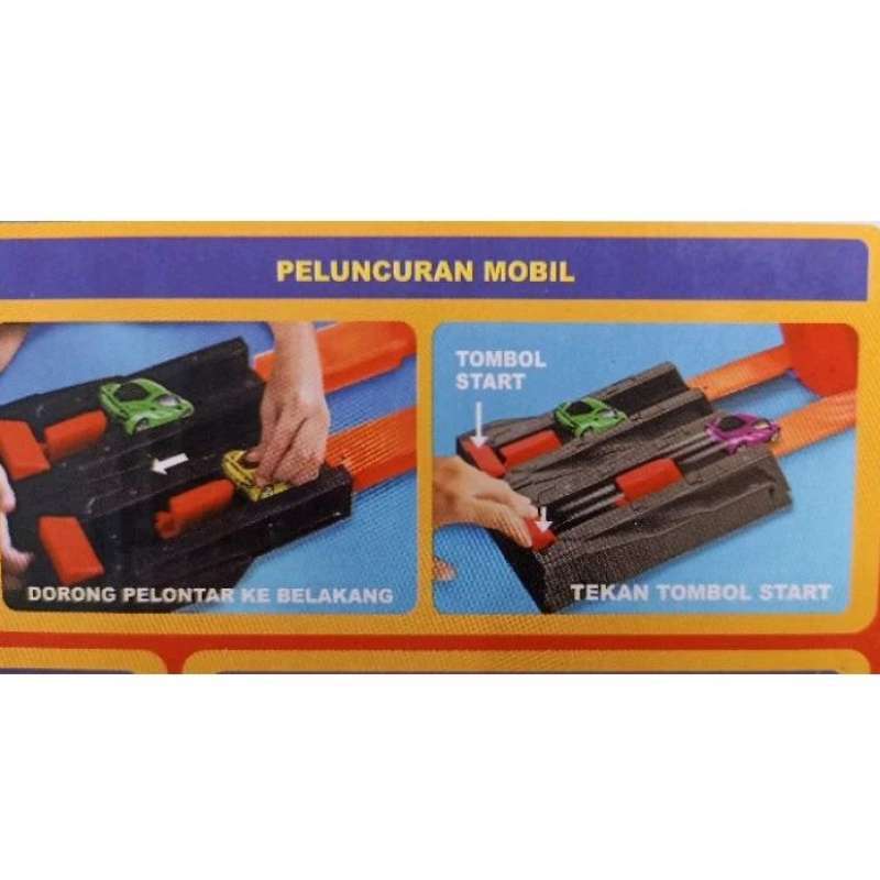 Promo Mainan Anak Super Track Racing 2in1 & 3in1 Launcher Cars Track ...