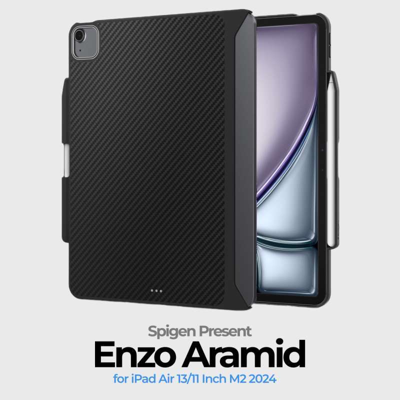 Jual Case iPad Air 13/11 M2 2024 Spigen Enzo Aramid Magfit Magnetic ...