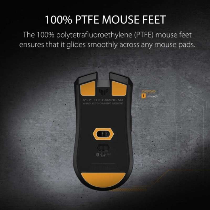 Promo Tuf Gaming M4 Black Wireless Gramable 6 Button Gaming Mouse ...