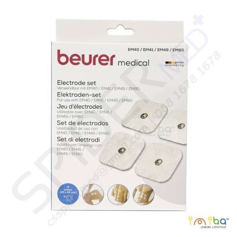 Promo Electrode Pads Beurer Em-41 Ems / Pad Untuk Tens Em 41 - 1box Isi ...