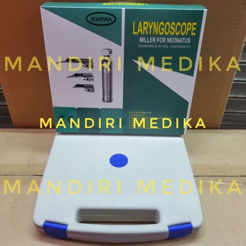Promo Laringoskop Bayi Neonatus Miller Laryngoscope Set Original Marwa ...