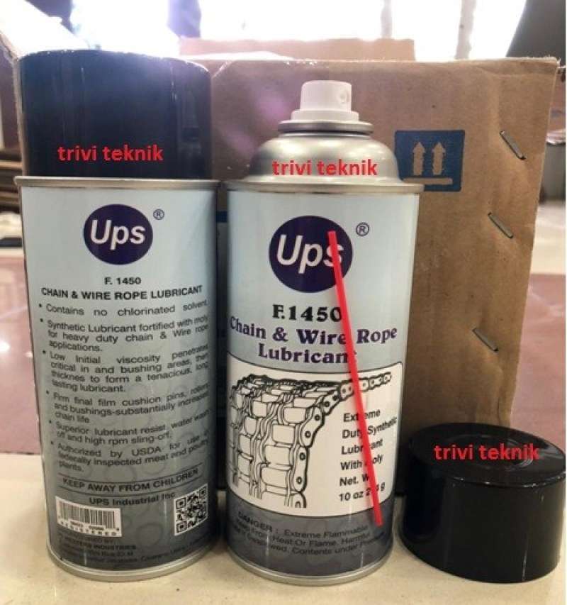 Promo Chain And Wire Rope Lubricant Ups F1450,pelumas Rantai Kawat Seling Diskon 23% Di Seller ...