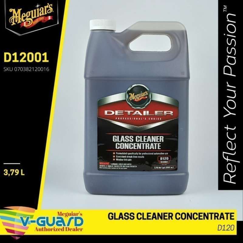 Promo Meguiars D120 Glass Cleaner Concentrate, Pembersih Kaca Mobil ...