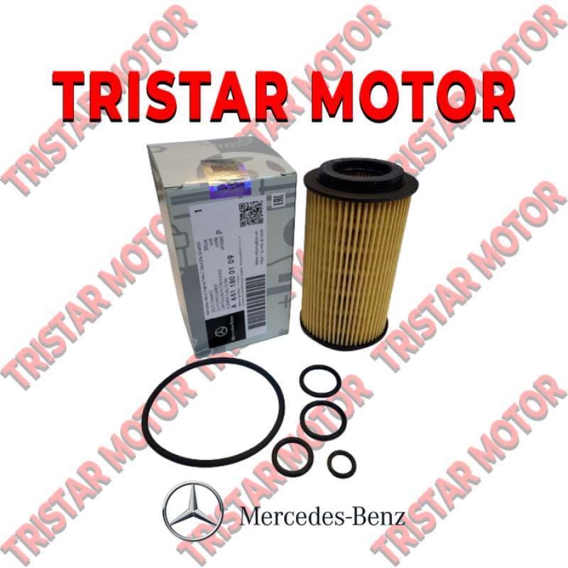 Promo Oil Filter Oli Mesin Mercedes Benz Om651 Ml Gle V 250 Cdi ...