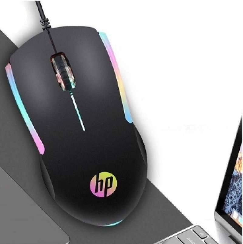 Jual Mouse Gaming Hp M160 1000 Dpi Rgb Usb Wired Original - Hitam / Blue / White - White Di ...
