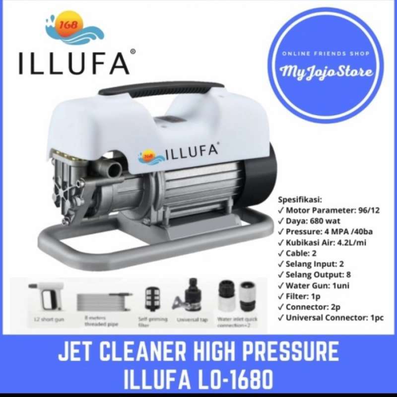 Promo Jet Cleaner Washer Pompa Steam Cuci Ac Mobil Illufa Lo-1680 ...