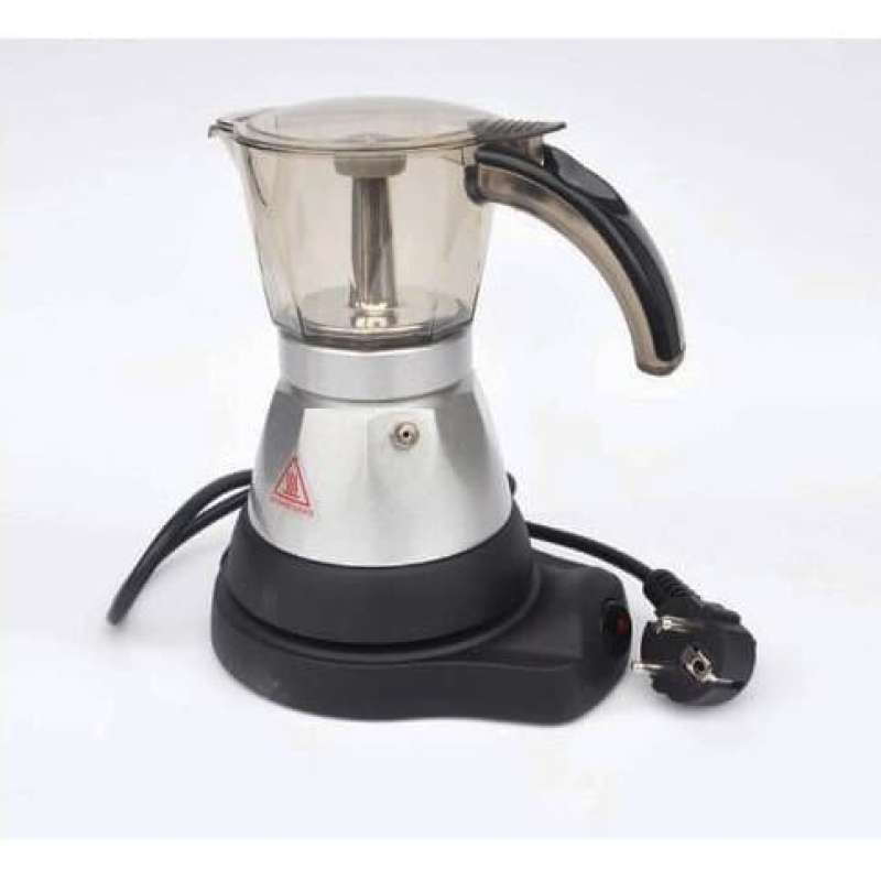 Promo Moka Pot Elektrik 3 Cup - Electric Moka Pot Espresso Maker Diskon ...