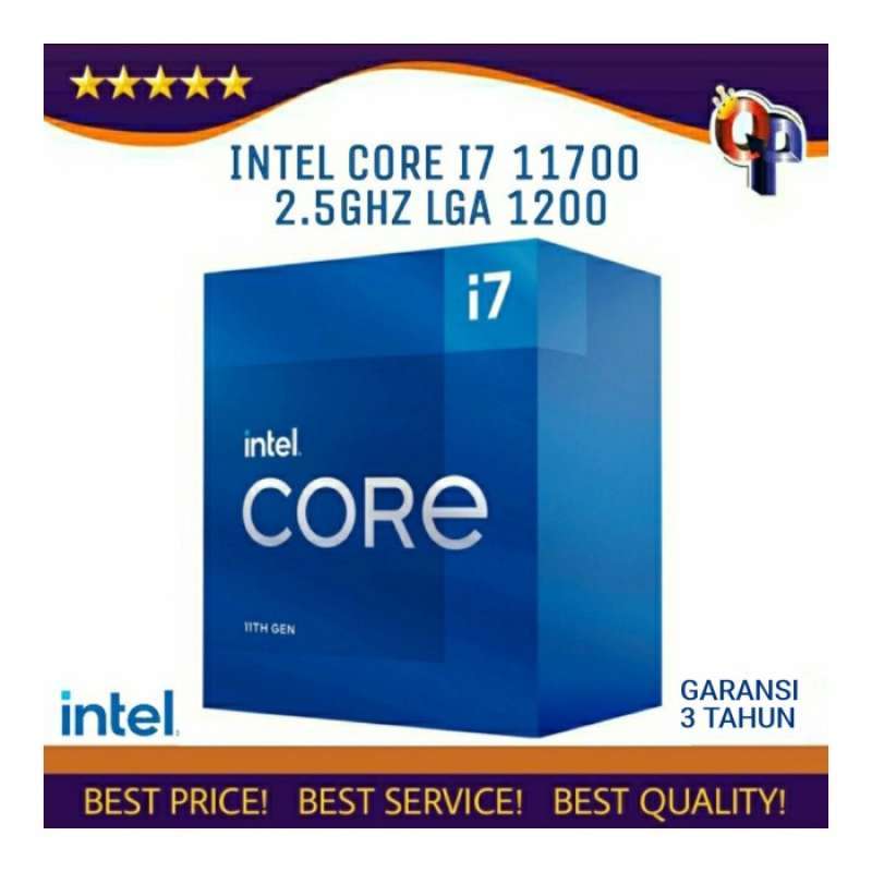 Promo Intel Core I7 11700 2.5ghz Rocket Lake 8 Core 16 Thread Lga1200 [box] Diskon 23% Di Seller ...