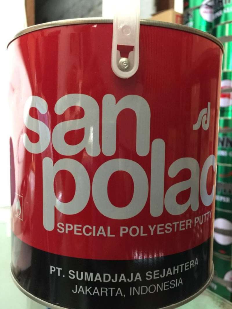 Promo Sanpolac Dempul Kayu Besi 4kg Diskon 23% Di Seller Kulee Store ...