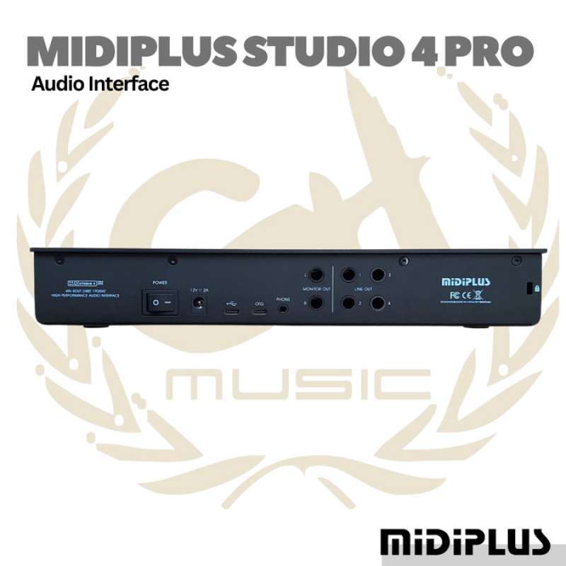 Jual Midiplus Studio 4 Pro Otg 4ch Usb Audio Interface - Soundcard Recording Di Seller Gh Music ...