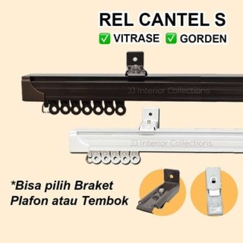 Jual Rel Hnh White Tiang Batang Vitrase Kotak New - Coklat Sing Tem ...