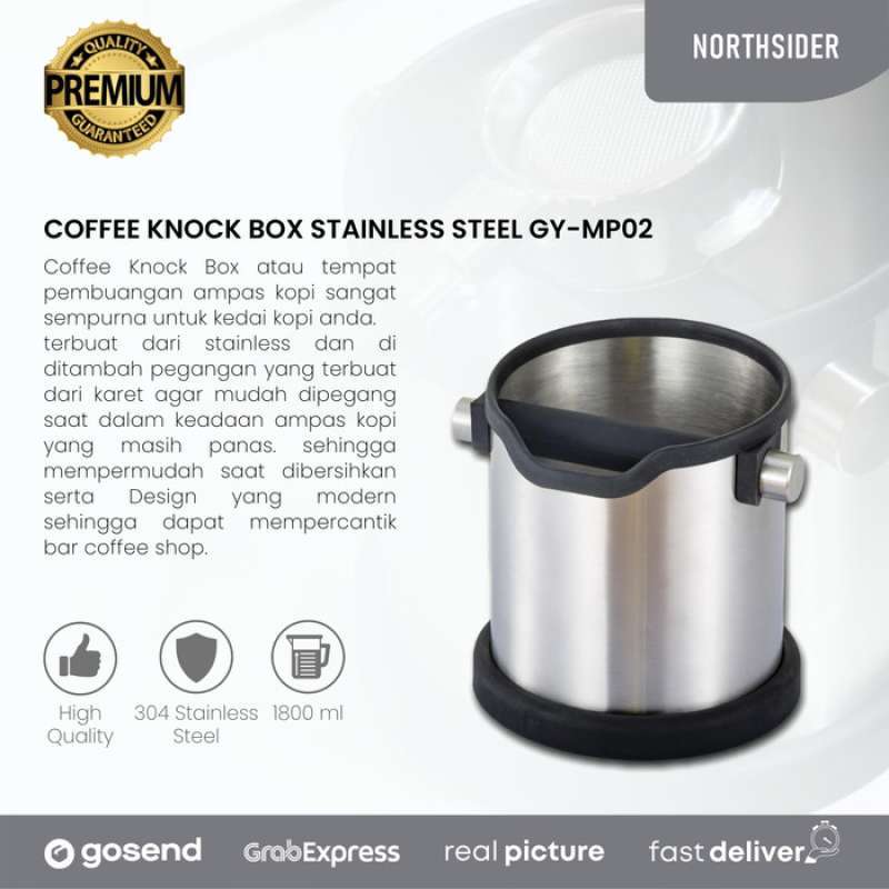 Promo Coffee Kock Box Stainless Steel | Tempat Ampas Kopi Espressp Gy ...