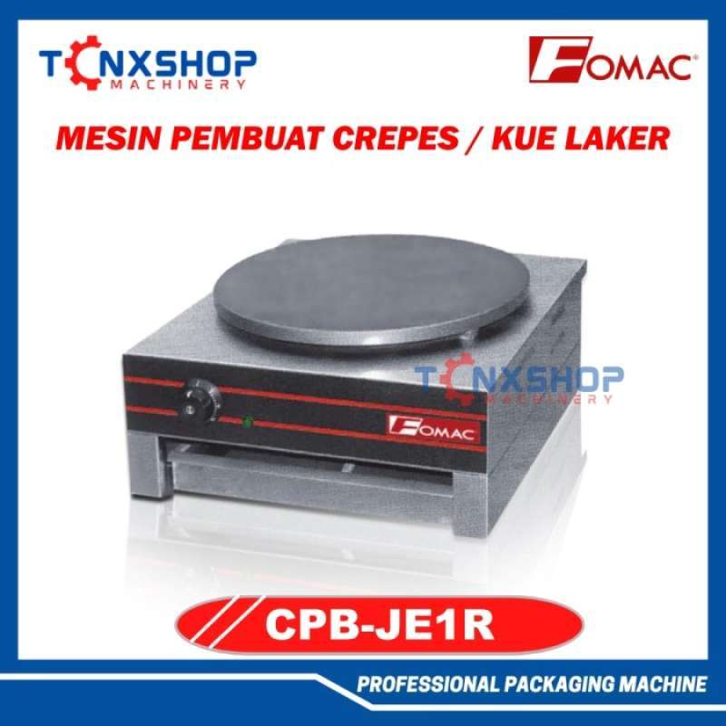 Promo Mesin Crepes Maker Alat Pembuat Kue Leker Gas Cpb-je1r Fomac ...