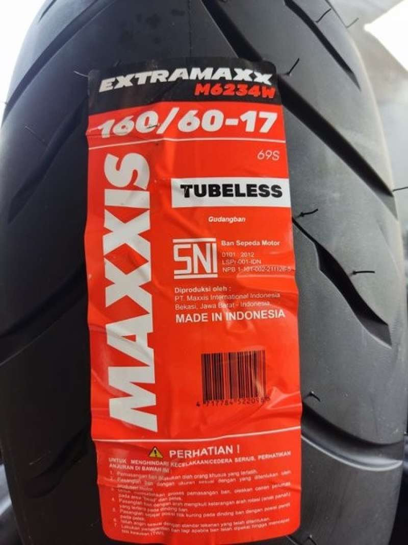 Promo Ban Maxxis Extramaxx 160 60 17 Tl Motor R25 Ninja 250 Moge Free ...