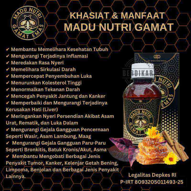 Jual Madu Nutri Gamat Madu Lambung Dan Maag Madu Asam Lambung Madu Gerd Madu Herbal Di Seller ...