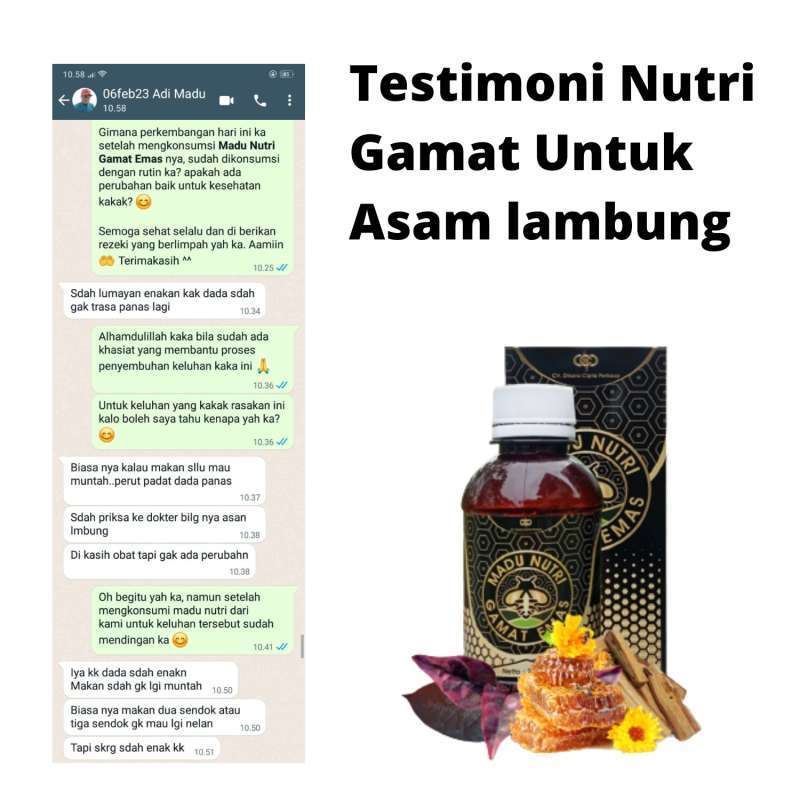 Jual Madu Nutri Gamat Madu Lambung Dan Maag Madu Asam Lambung Madu Gerd Madu Herbal Di Seller ...