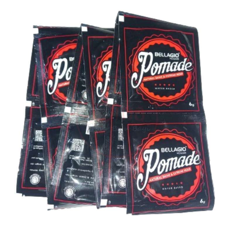 Jual Ecer Bellagio Hair Pomade Water Based Sachet 6g Di Seller Giandra ...