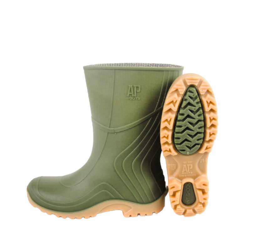 Jual Sepatu Boot Pendek Hijau Sepatu Boot Perkebunan Pertanian Ap Boots ...