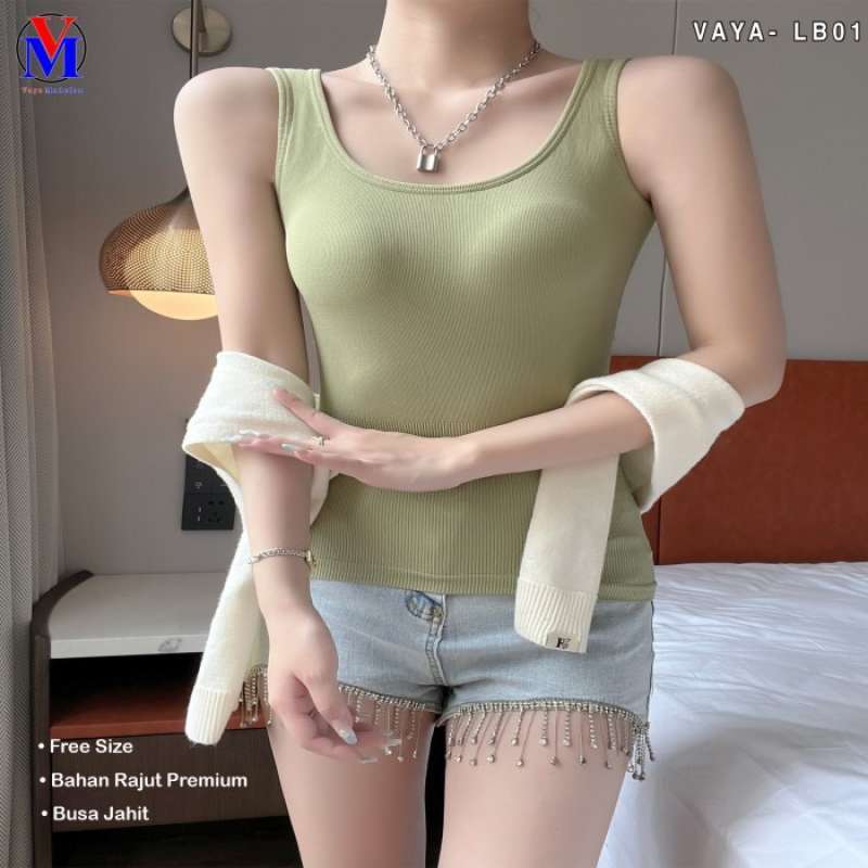 Jual Vaya Basic Tanktop Bra With Cup (premium) Art Lb01 Di Seller Mama Shop - Kedung Pengawas ...
