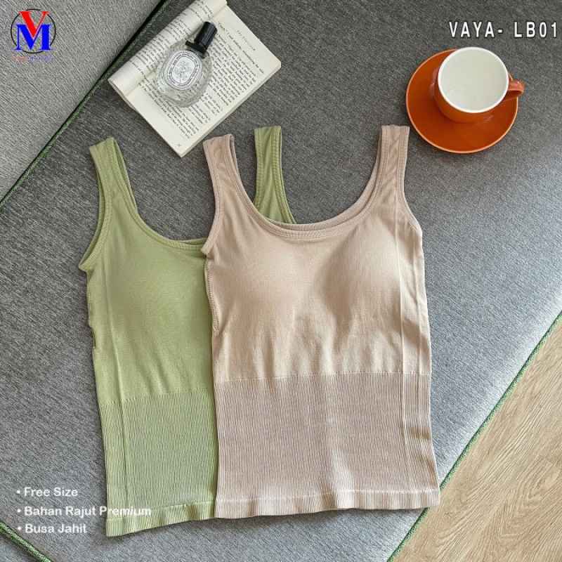 Jual Vaya Basic Tanktop Bra With Cup (premium) Art Lb01 Di Seller Mama Shop - Kedung Pengawas ...