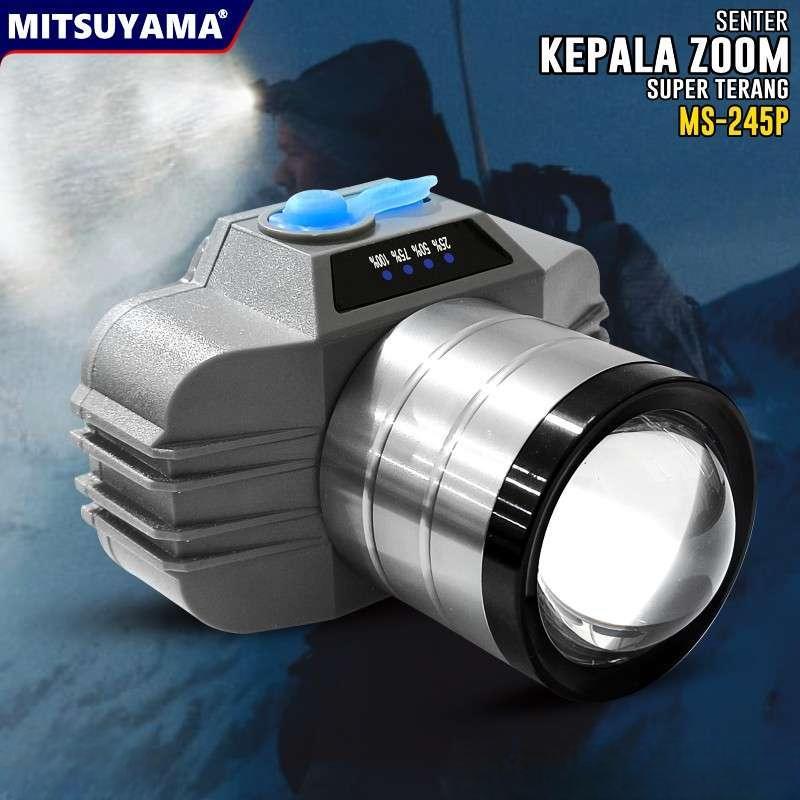 Promo Senter Kepala Led Zoom 50 Watt Ms-245p Senter Kepala Model Kamera ...